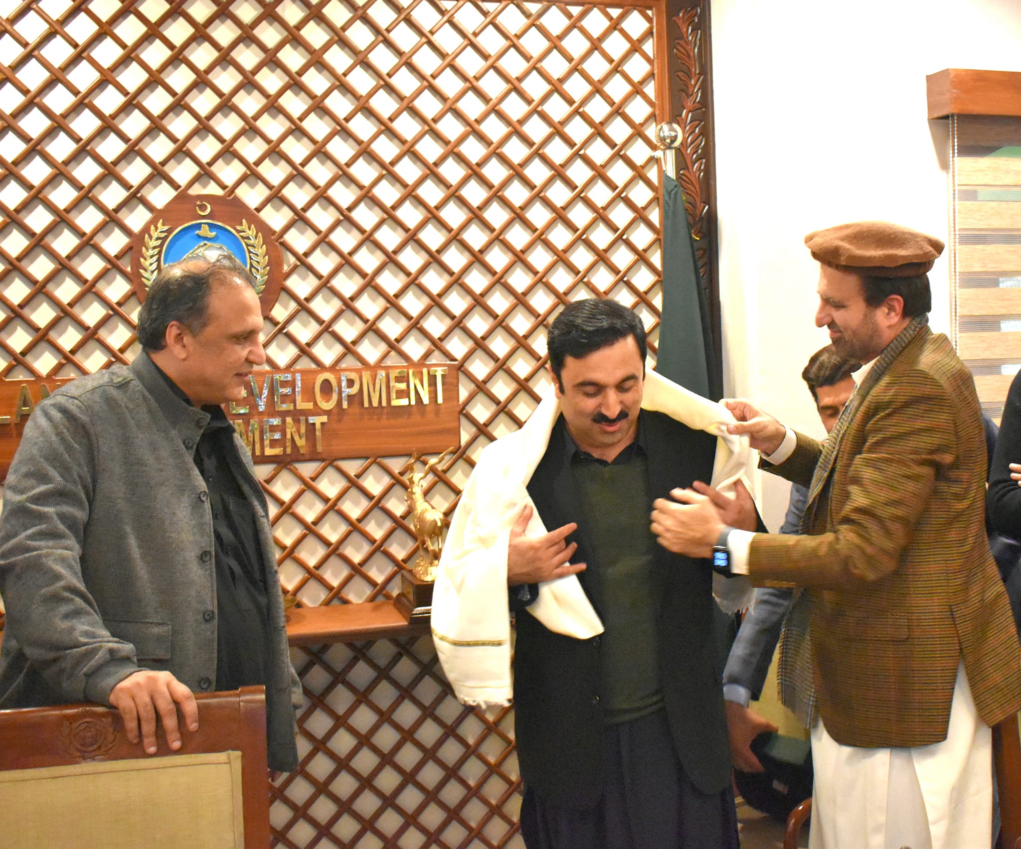 Newly Appointed ACS KP Mr. Ikramullah Khan Presented Honorary Shied to ...